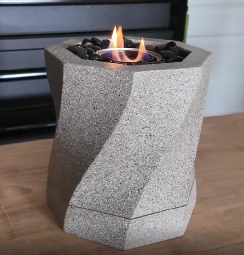 Spiral Planter / Fire Feature – Timberwest Design